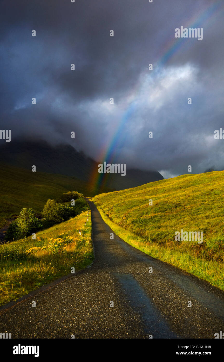 Scottish highlands rainbow hi-res stock photography and images - Alamy