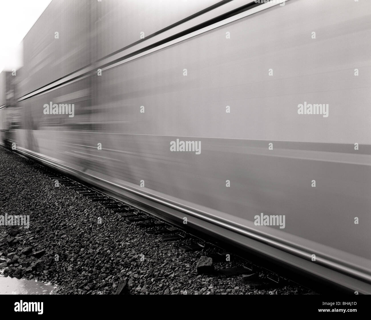 WASHINGTON - Freight train zooming past Stock Photo - Alamy