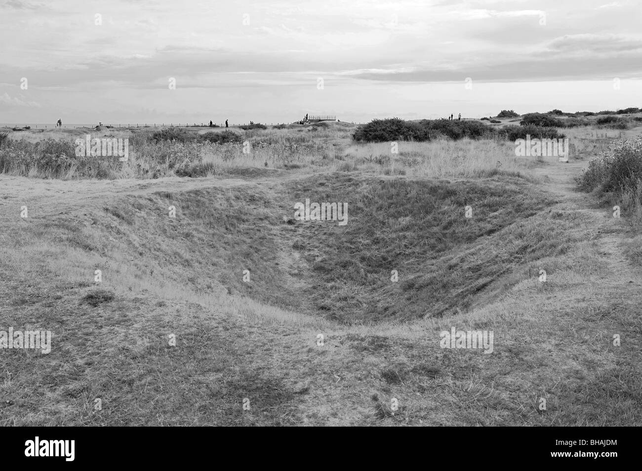 Shell crater hi-res stock photography and images - Alamy