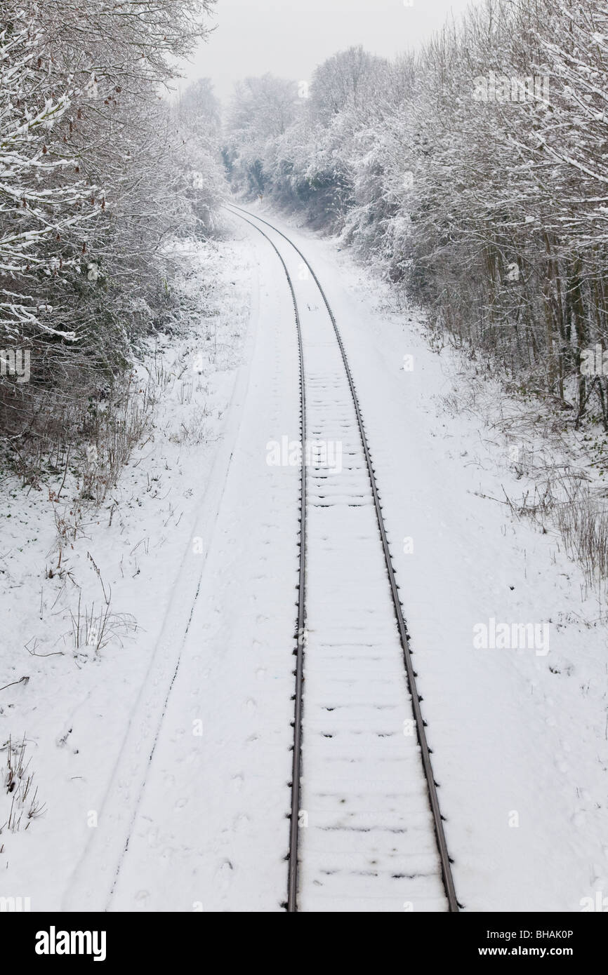 Frozen railway hi-res stock photography and images - Alamy