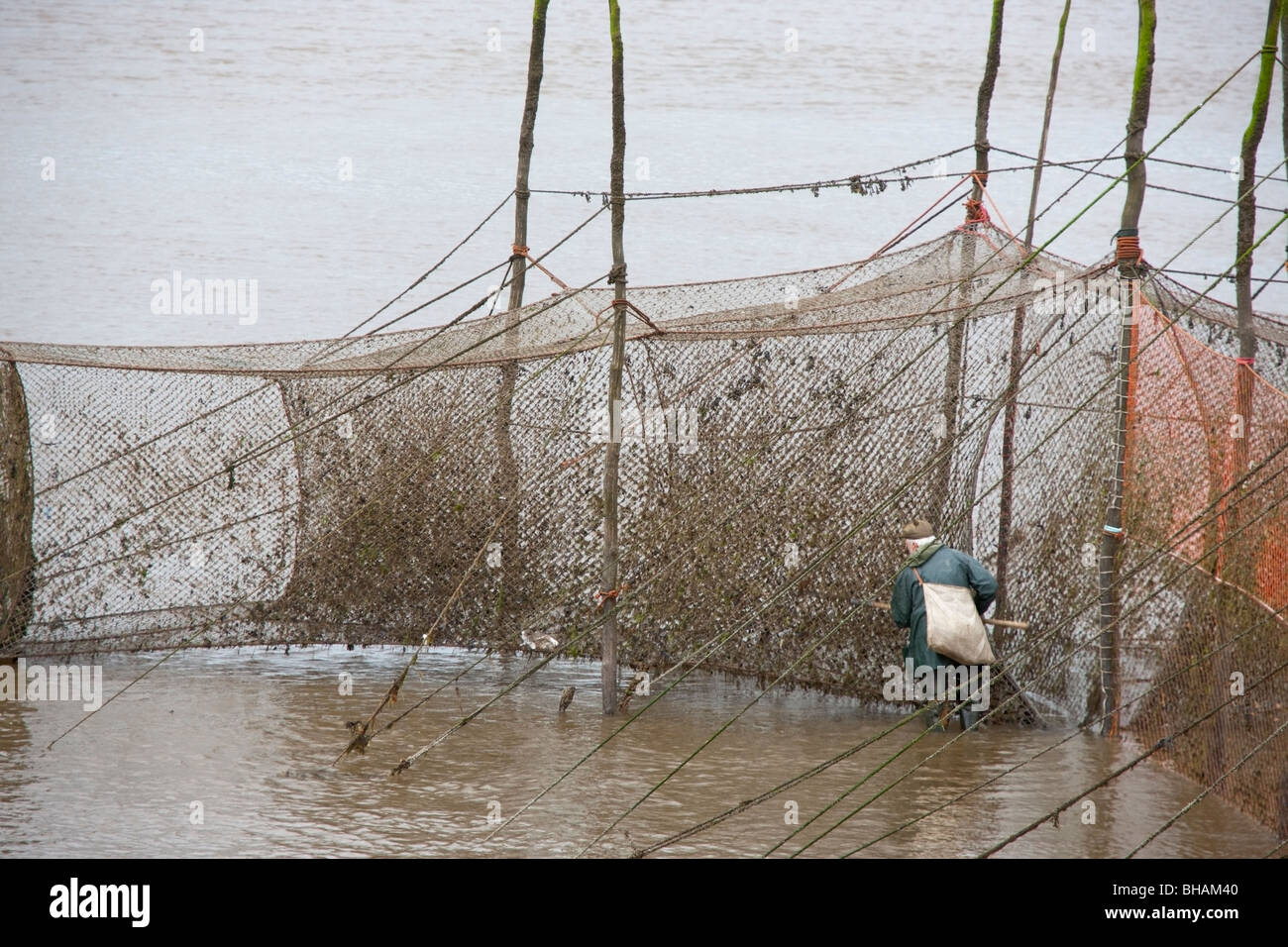 Salmon nets, Dumfries and Galloway, Scotland Stock Photo - Alamy