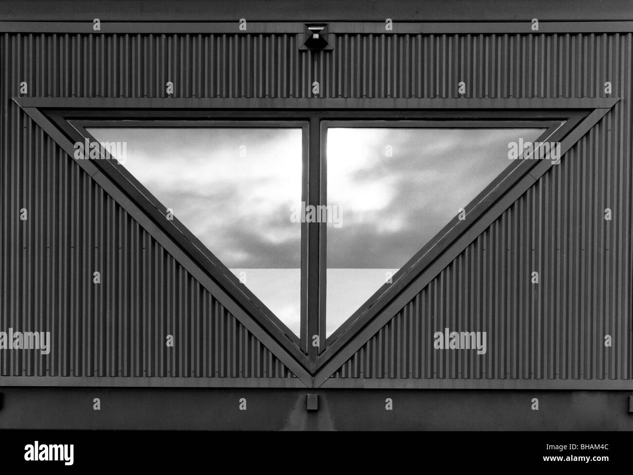 WASHINGTON - Triangular window at the Edmonds ferry dock Stock Photo ...