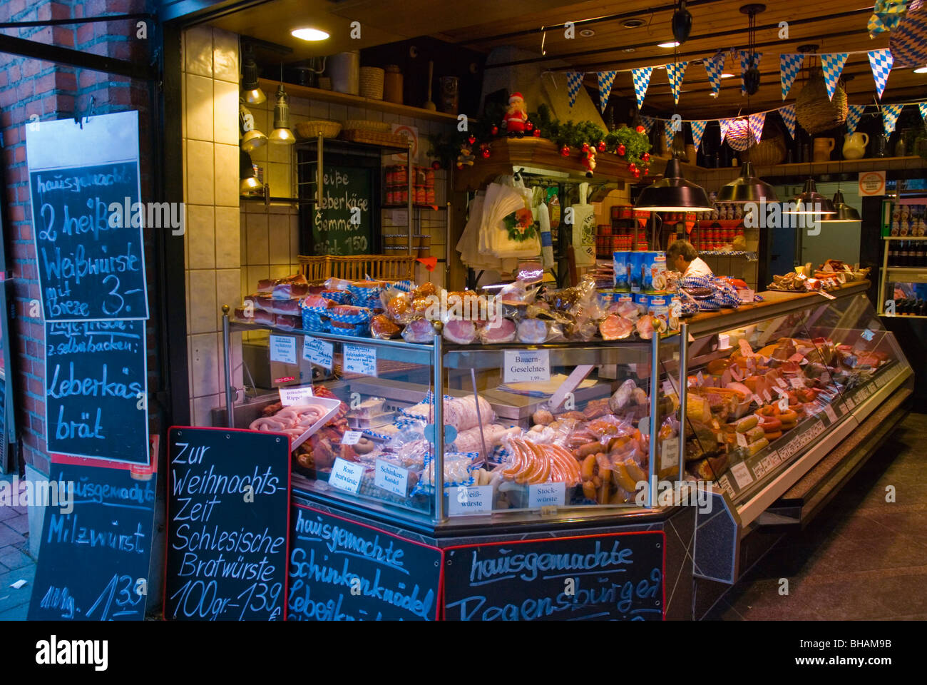 German food shop meat hi-res stock photography and images - Alamy