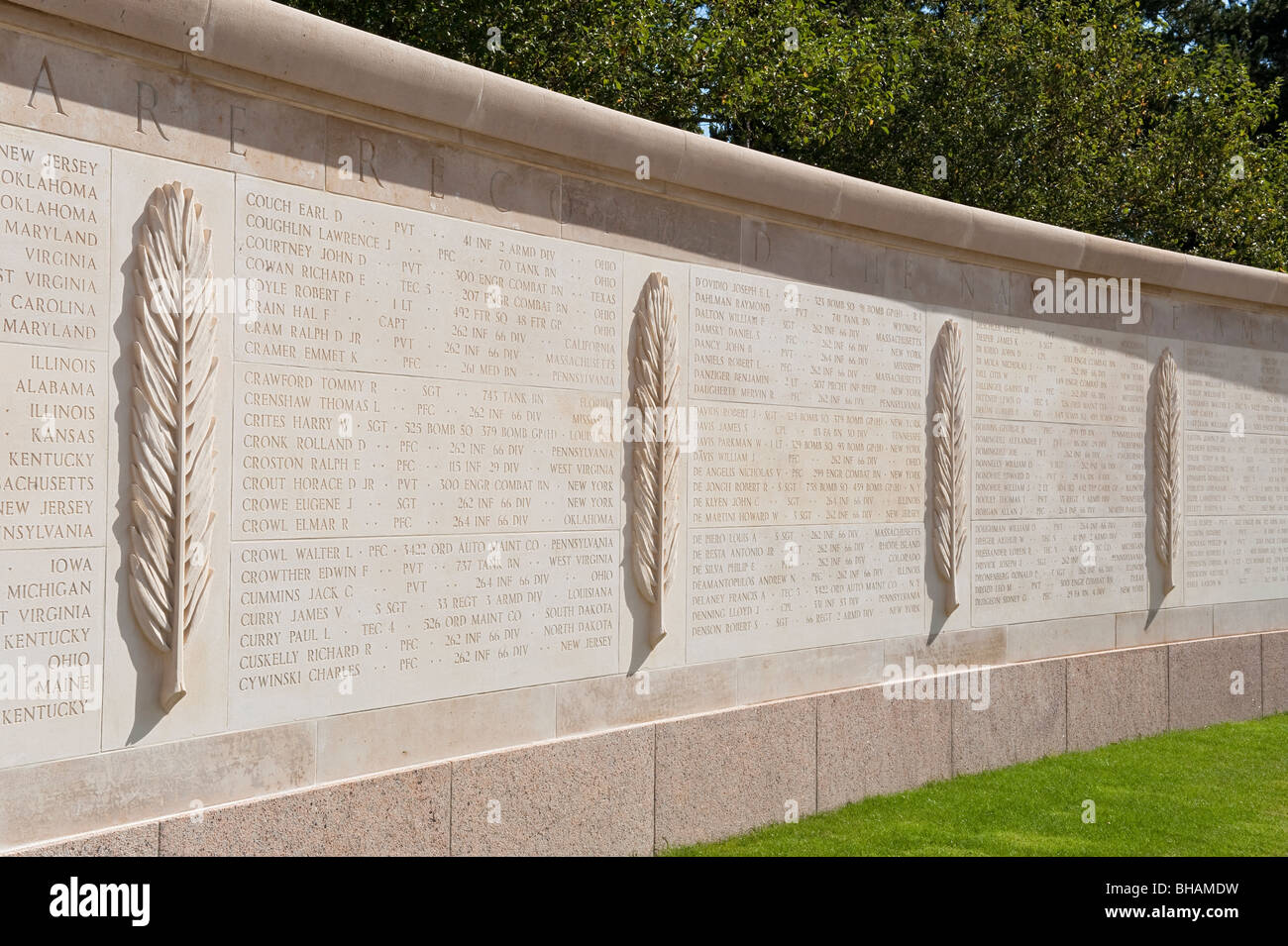 Normandy American Cemetery and Memorial, France Stock Photo - Alamy