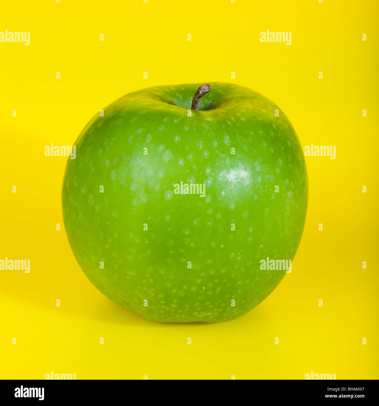 Fruit photographed on a yellow background with a gradient Stock Photo ...