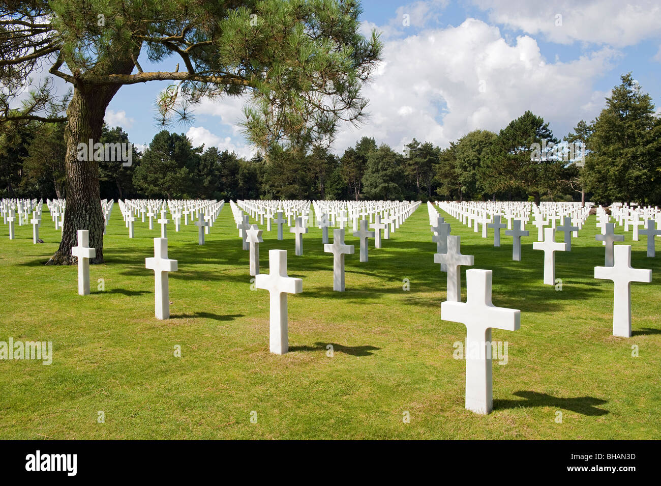 Normandy American Cemetery and Memorial, France Stock Photo - Alamy