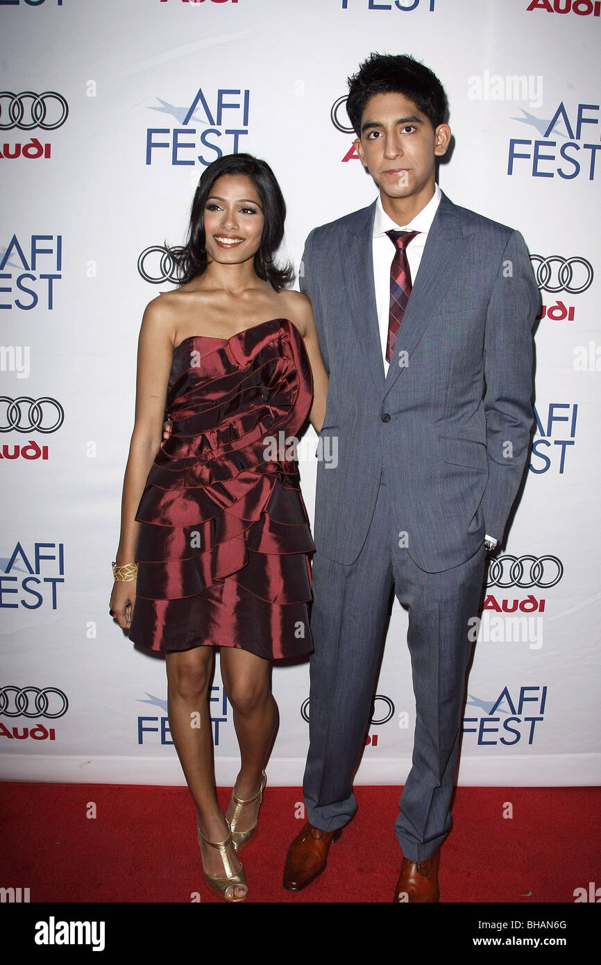 FREIDA PINTO DAV PATEL AFI FEST 2008 TRIBUTE TO DANNY BOYLE HOLLYWOOD ...