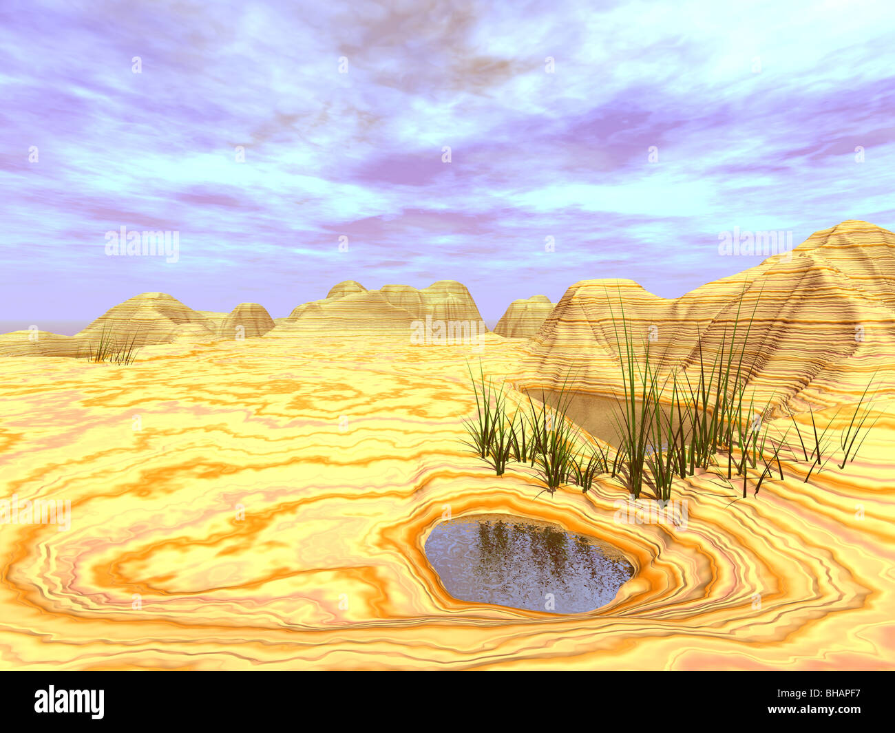 Fantasy Desert Landscape