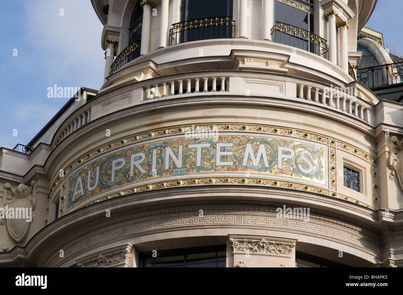 Au printemps department store hi-res stock photography and images - Alamy