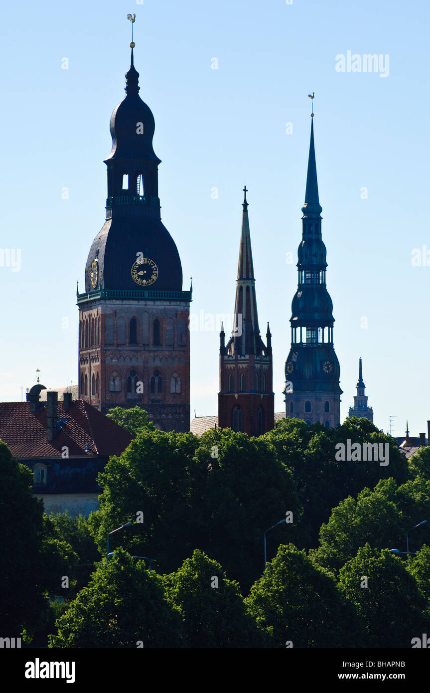 Riga st peters church tower hi-res stock photography and images - Alamy