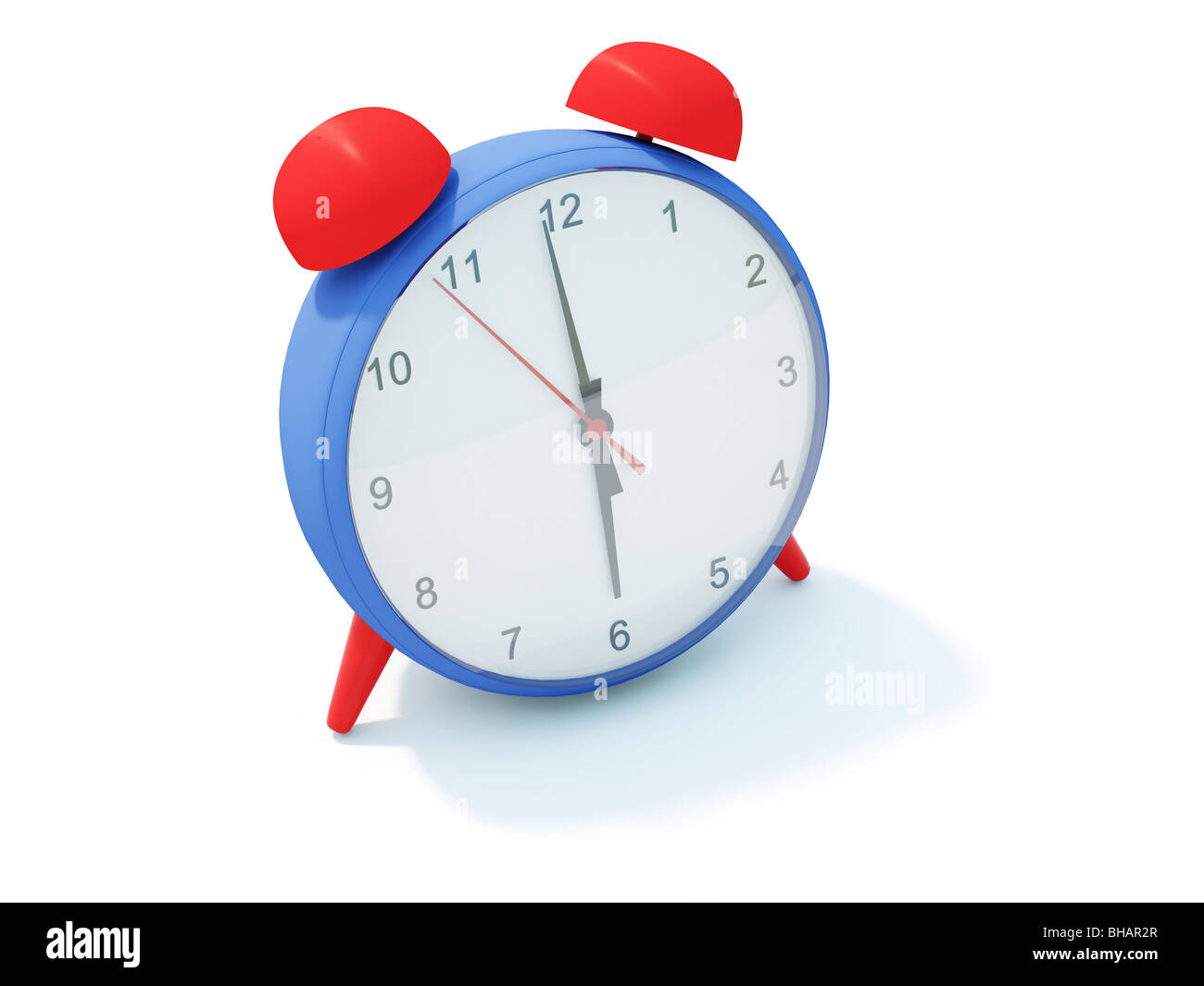 Red alarm clock illustration hi-res stock photography and images - Alamy