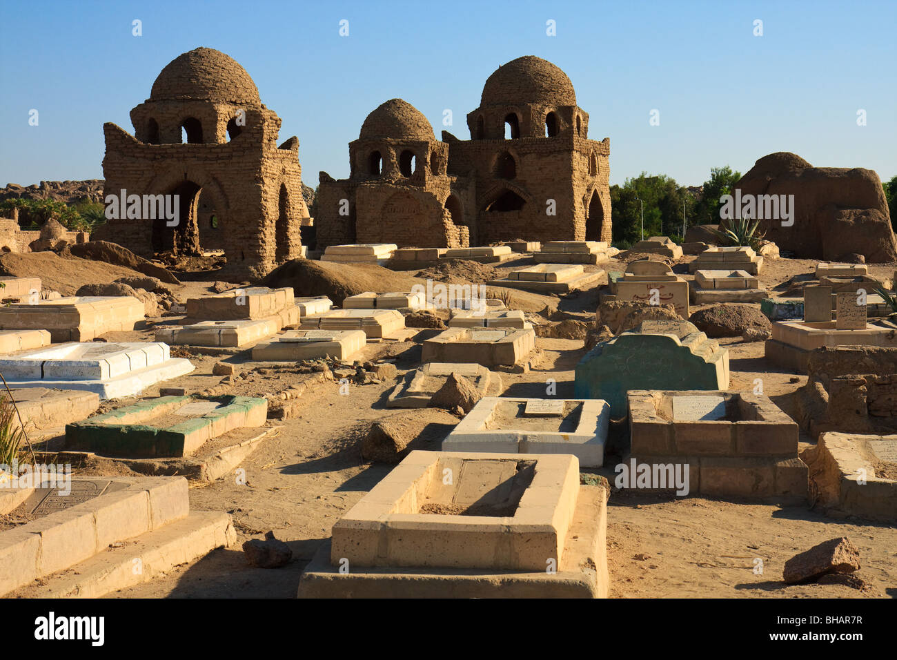 Africa Aswan Egypt Fatimid Cemetery Islam Tomb Stock Photo - Alamy