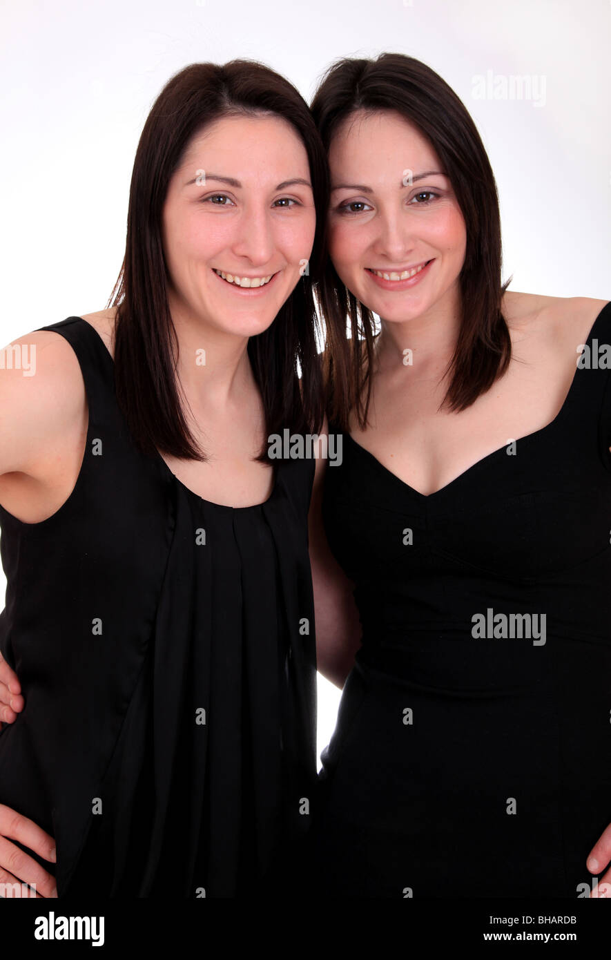 Portrait of sisters Stock Photo - Alamy