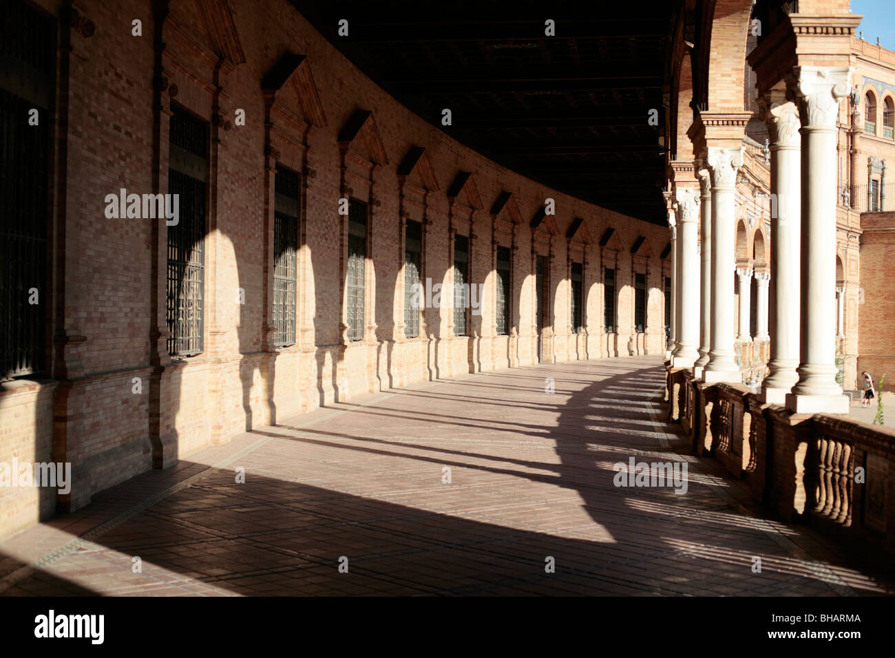 1929 Exposition Building at the Plaza de Espana, Seville, Spain Stock ...