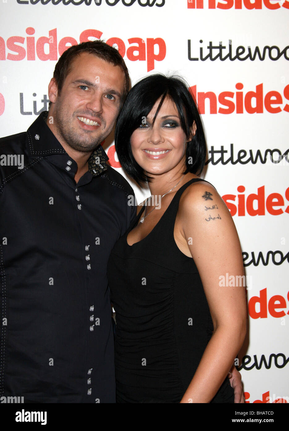 JAMIE LOMAS & KYM MARSH INSIDE SOAP AWARDS NOMINATIONS PARTY 2009 GREAT ...