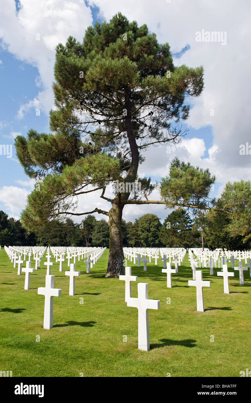 Normandy American Cemetery and Memorial, France Stock Photo - Alamy