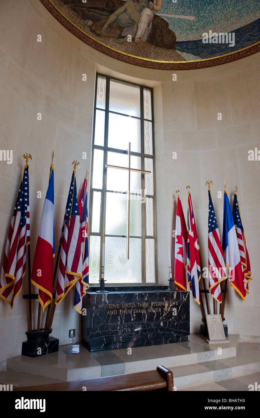 Normandy American Cemetery and Memorial, France Stock Photo - Alamy