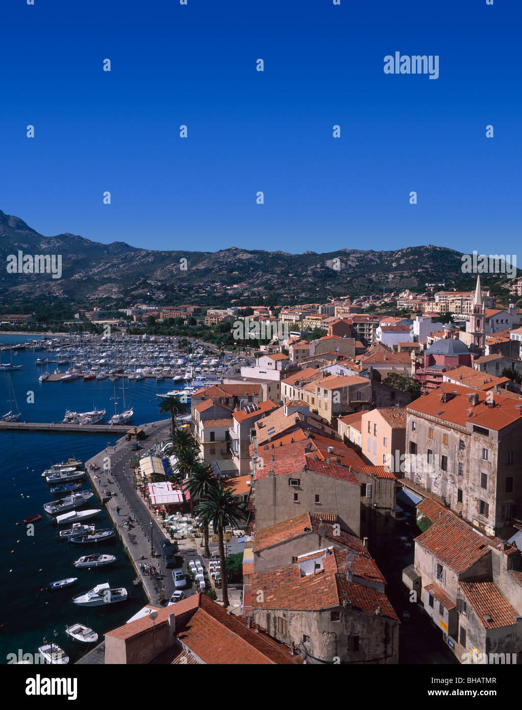 Town and harbour, Calvi, Corsica, France Stock Photo - Alamy