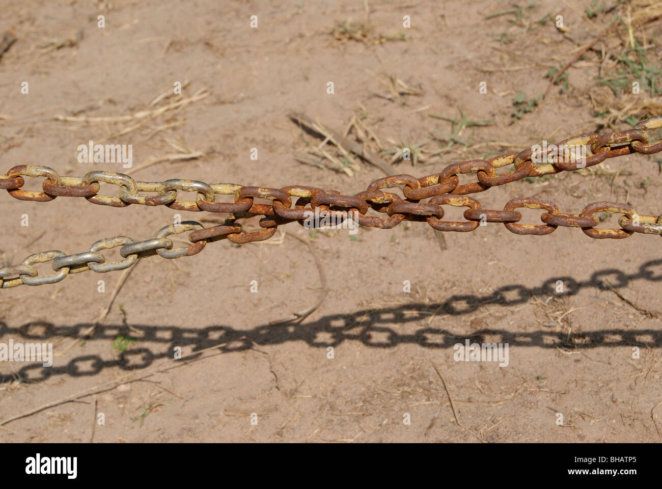Boundaries of chains hi-res stock photography and images - Alamy
