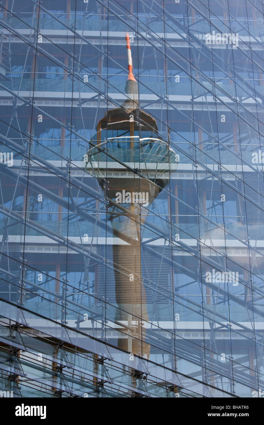 RHEINTURM, STADTTOR BUILDING, OFFICE BUILDING, STATE CHANCELLERY ...