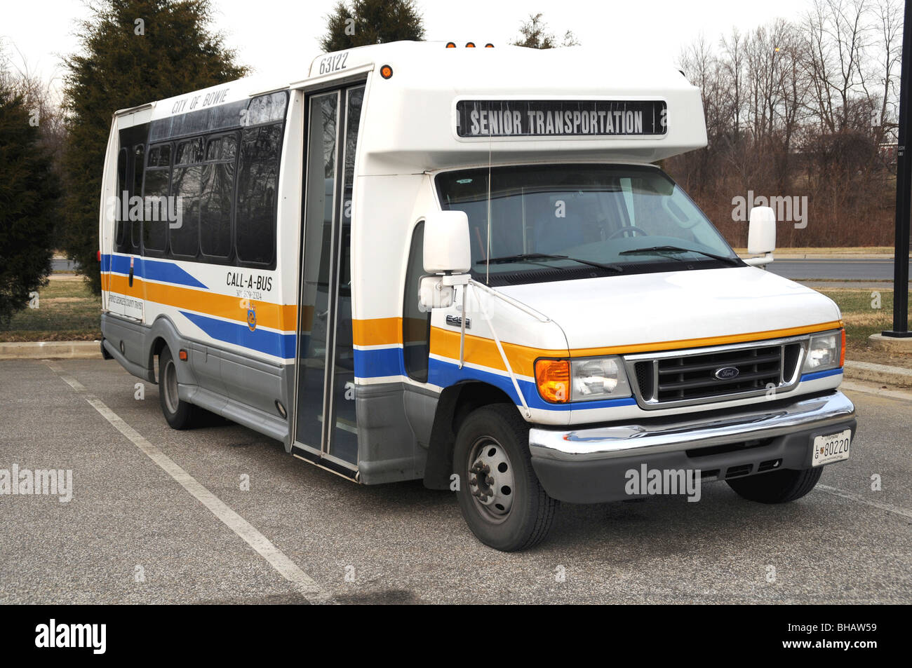 senior citizen bus in Bowie, Maryland Stock Photo - Alamy