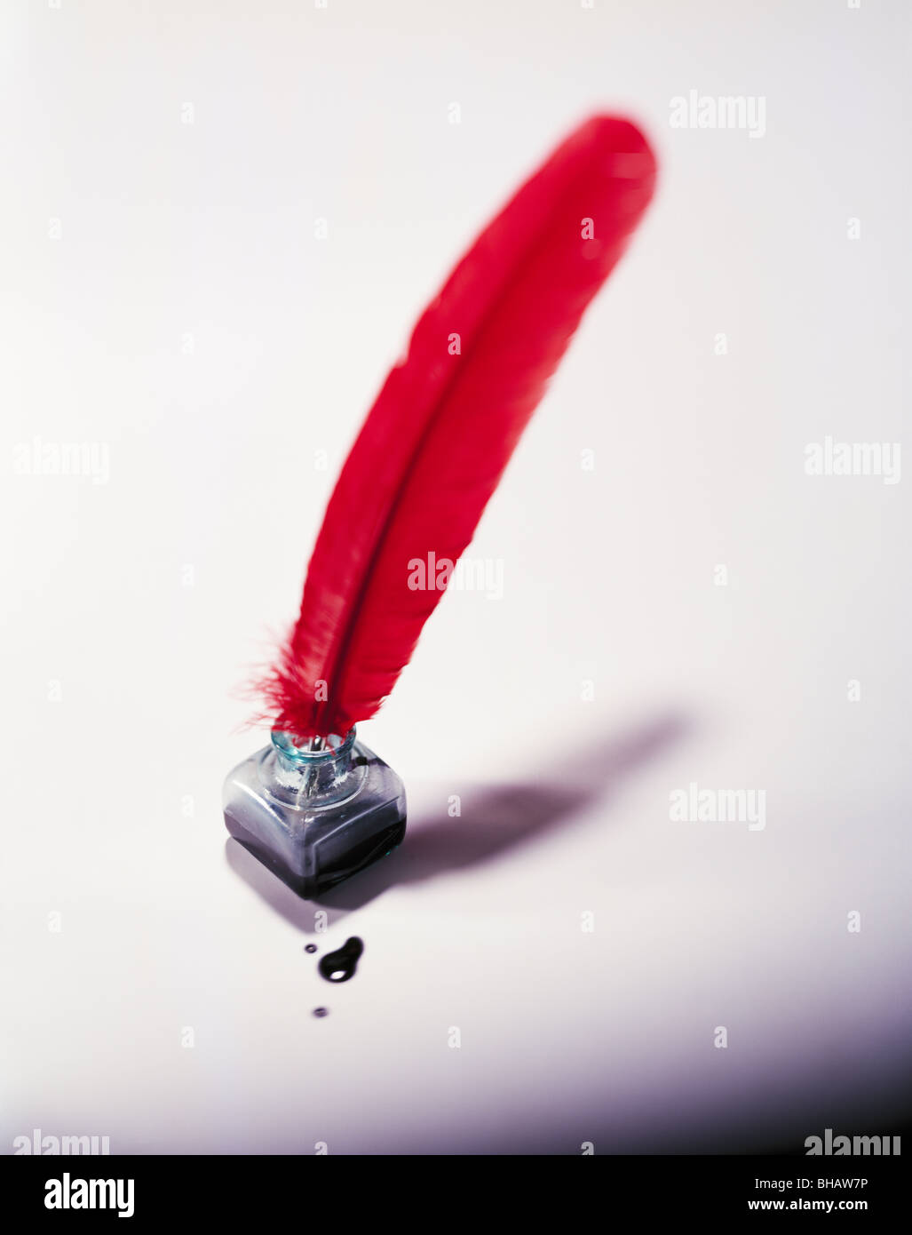 Feather & Ink 001 Stock Photo - Alamy