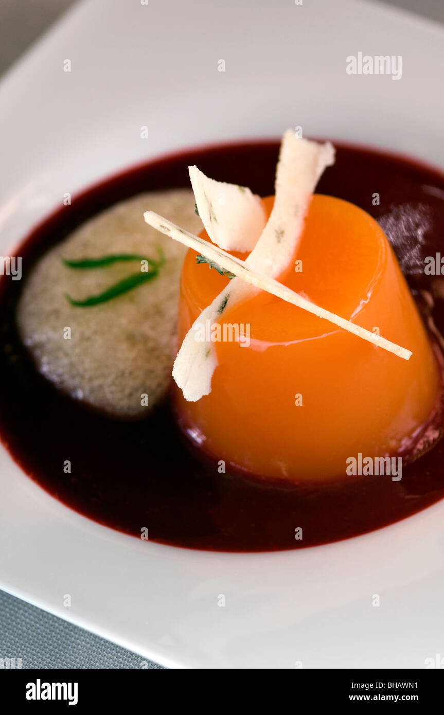 Closeup of a high cuisine dish Stock Photo - Alamy