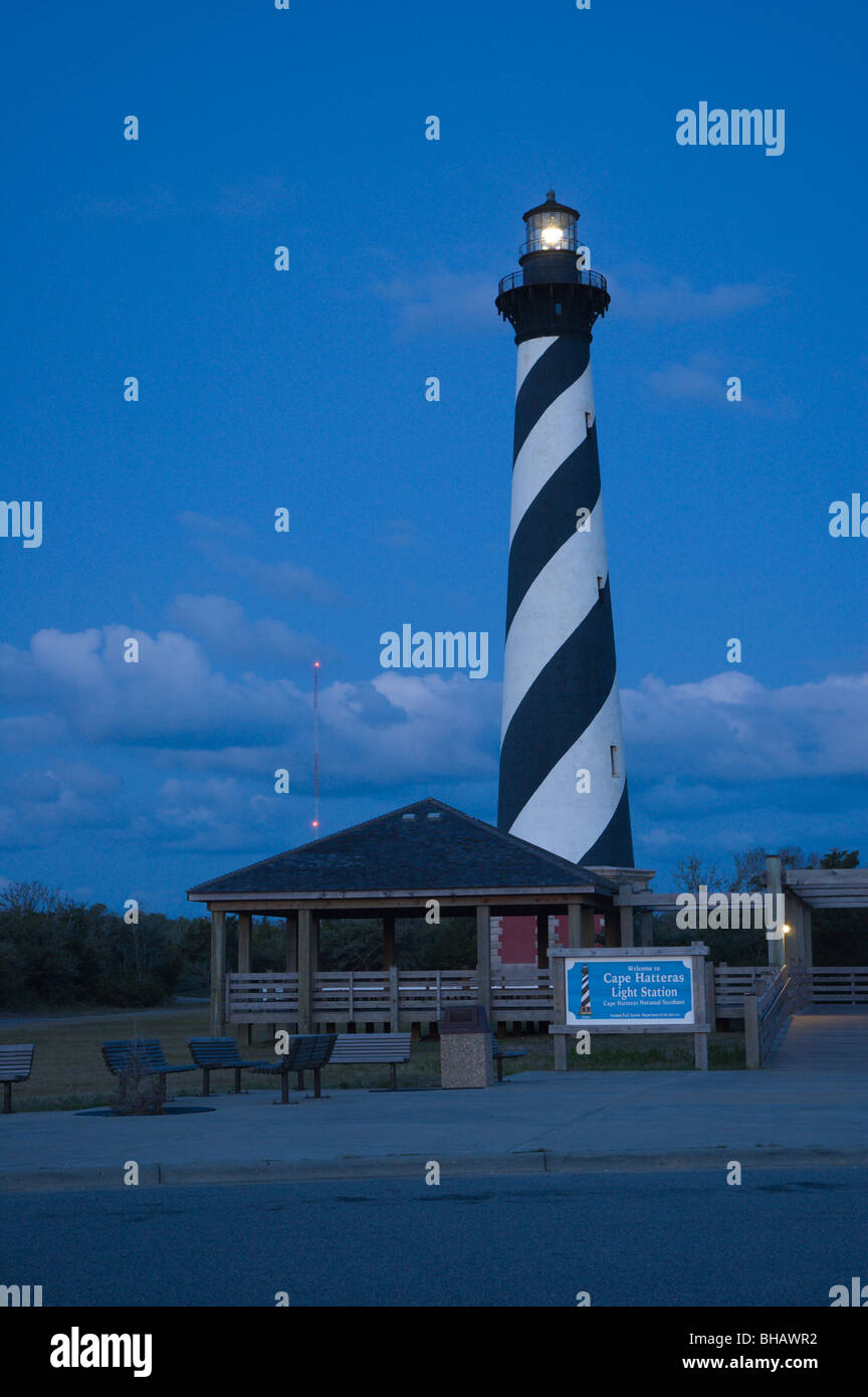 Cape Hatteras Lighthouse, North Carolina, at dawn Stock Photo - Alamy