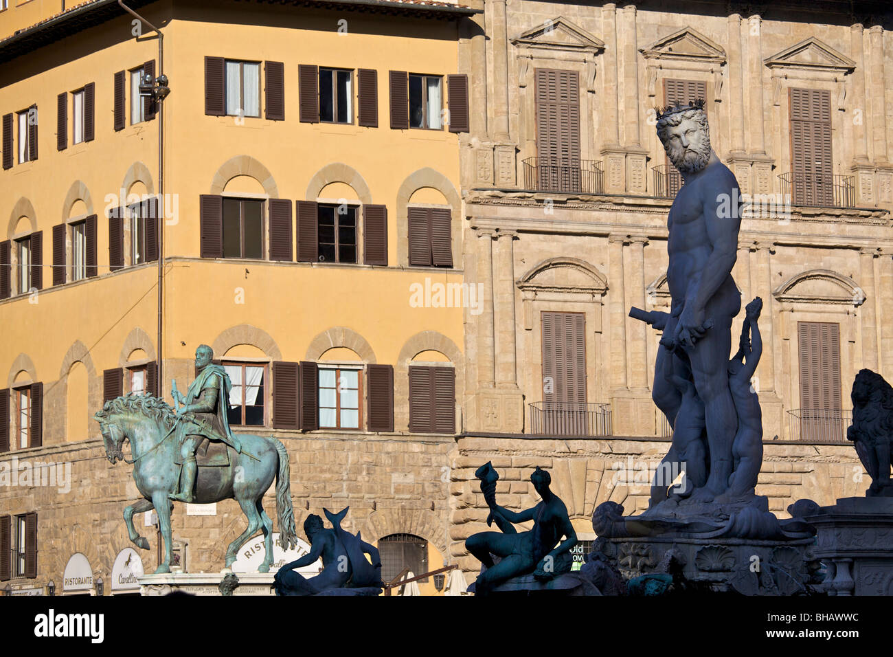 Statues in Piazza Della Signoria, Florence, Italy Stock Photo - Alamy