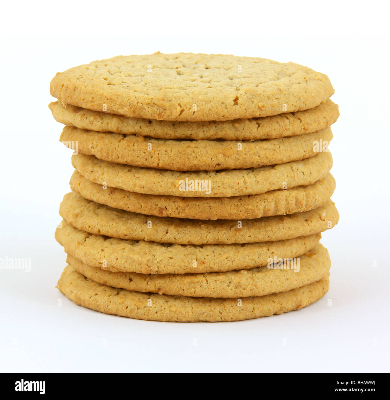 Stack of peanut butter cookies Stock Photo - Alamy