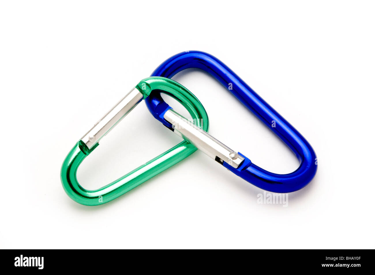 Climbing rope clamp Cut Out Stock Images & Pictures - Alamy