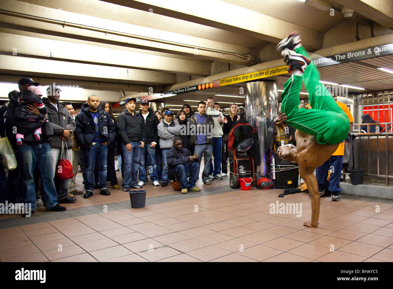 Subway performers in New York City Stock Photo - Alamy