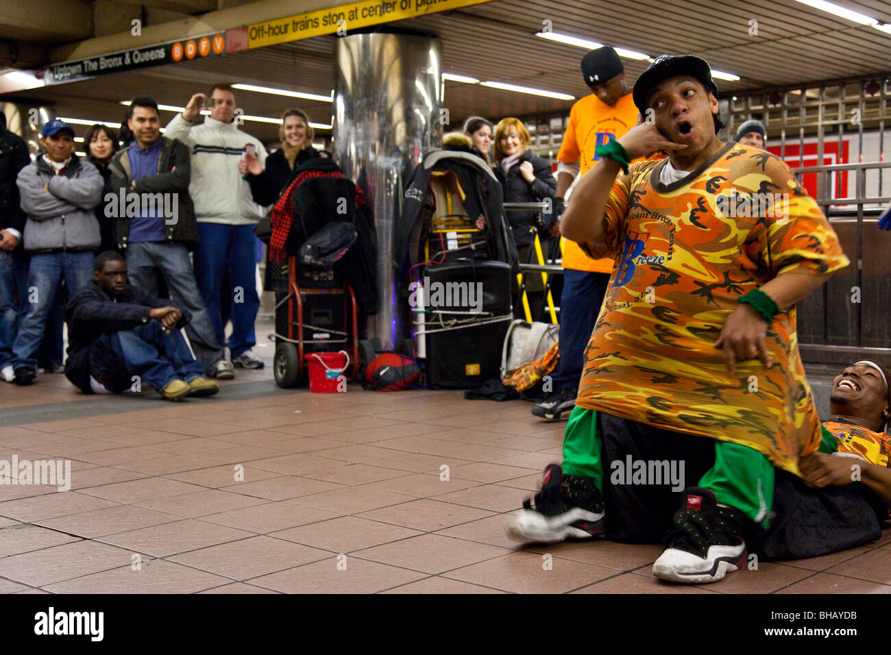 Subway performers in New York City Stock Photo - Alamy