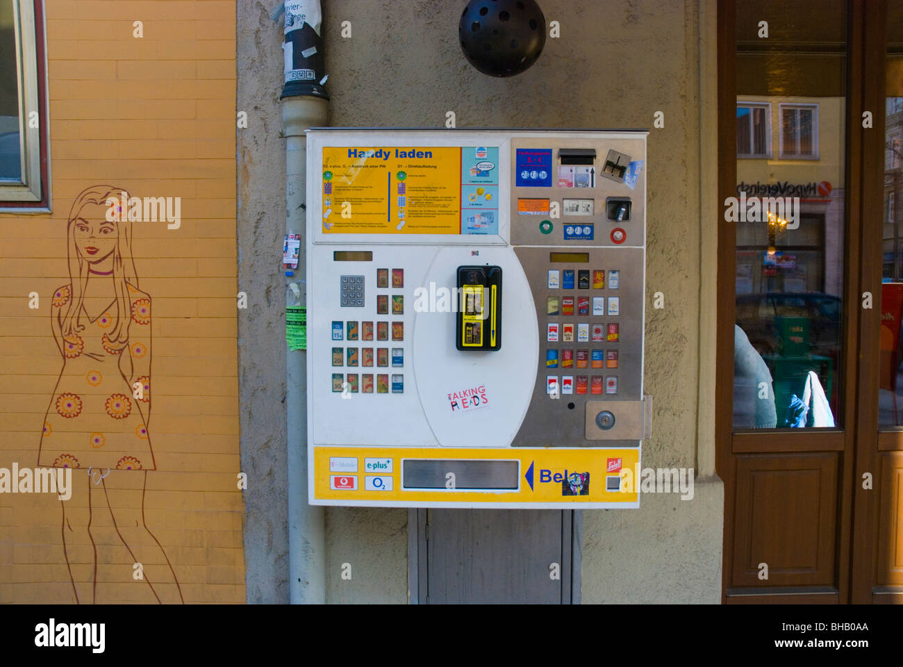 Cigarette vending machine Schwabing Munich Bavaria Germany Europe Stock ...