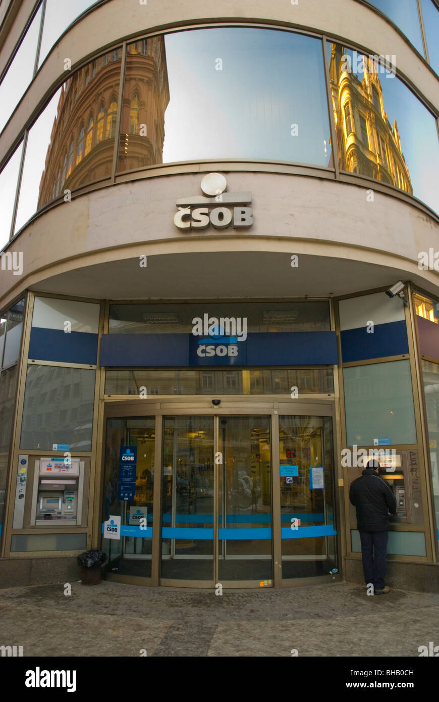 Prague csob bank hi-res stock photography and images - Alamy
