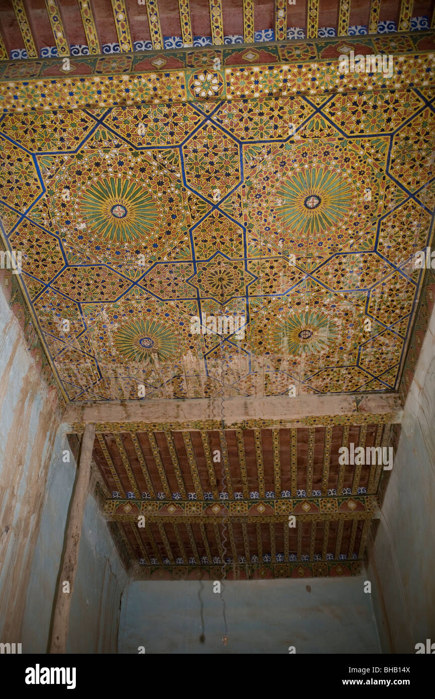 Kasbah morocco ceiling painted hi-res stock photography and images - Alamy