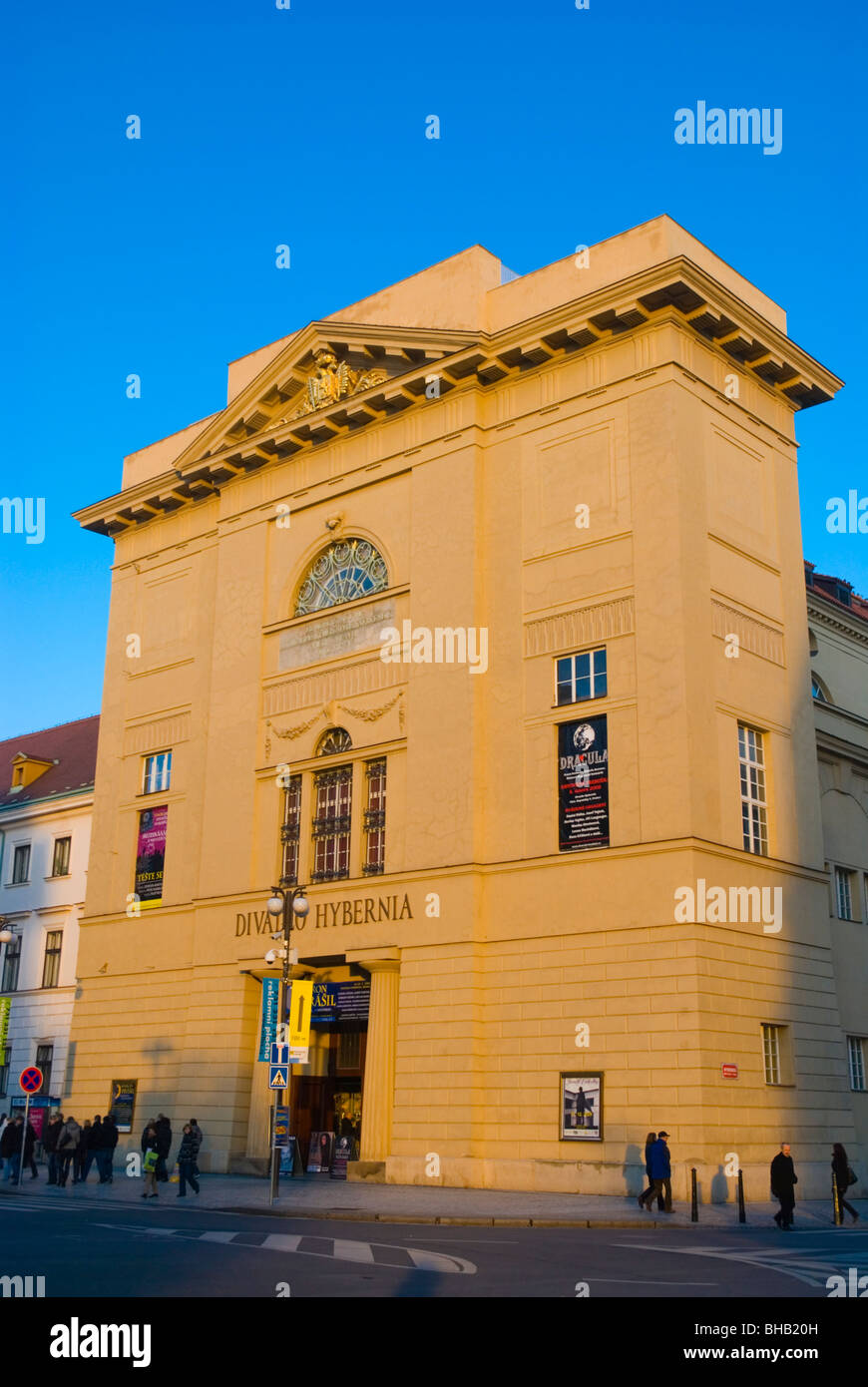 Divadlo Hybernia theatre housed in the U hybernu building Namesti ...