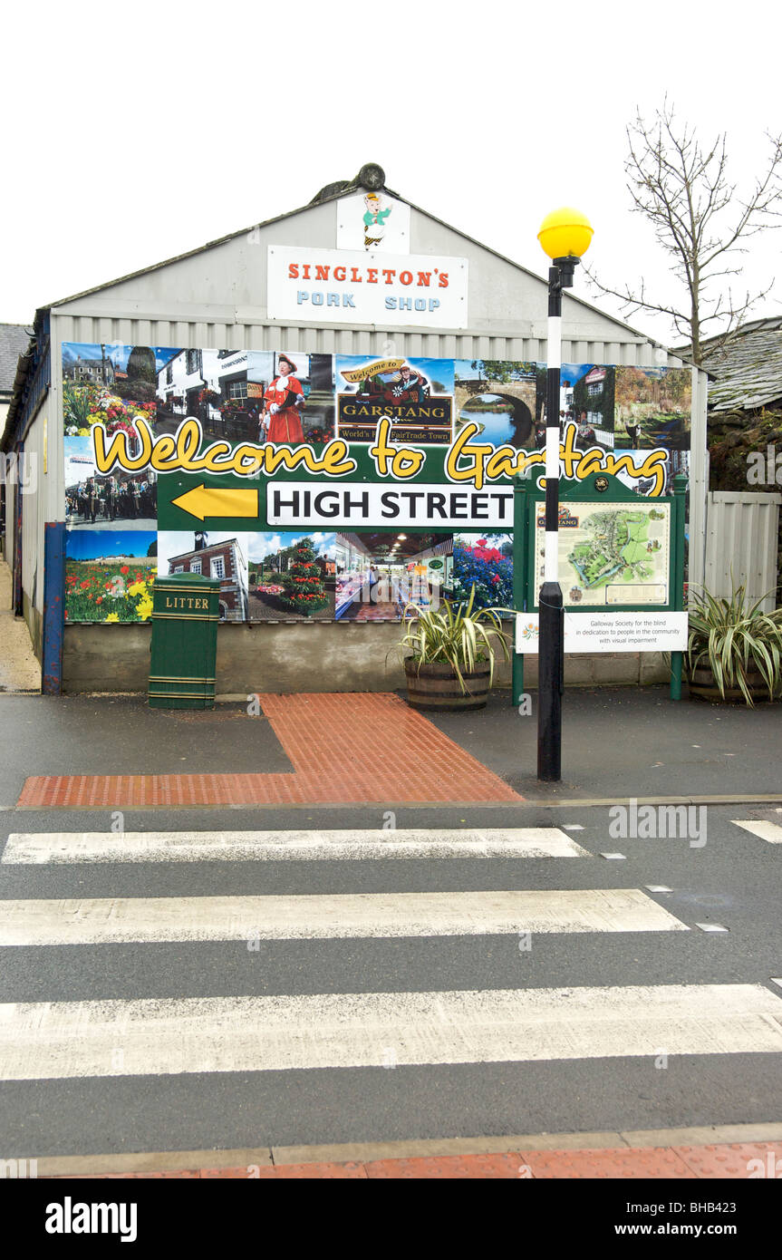 High street Garstang Stock Photo - Alamy