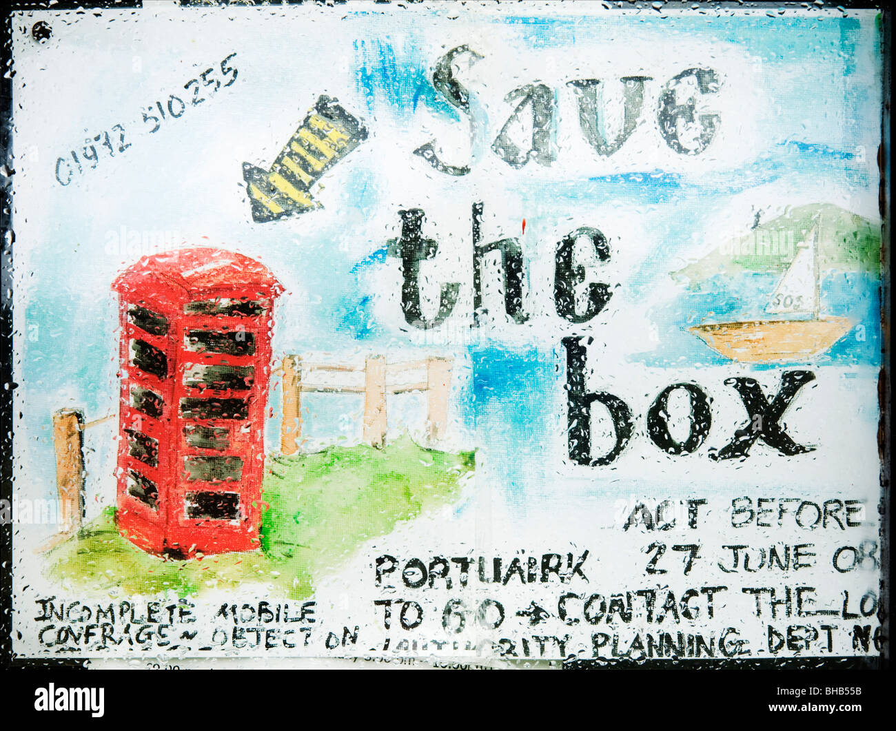 Red telephone box poster hi-res stock photography and images - Alamy