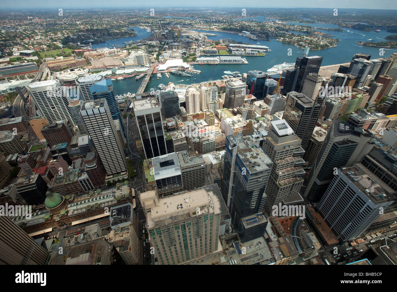 City of Sydney Bird eye view Stock Photo - Alamy