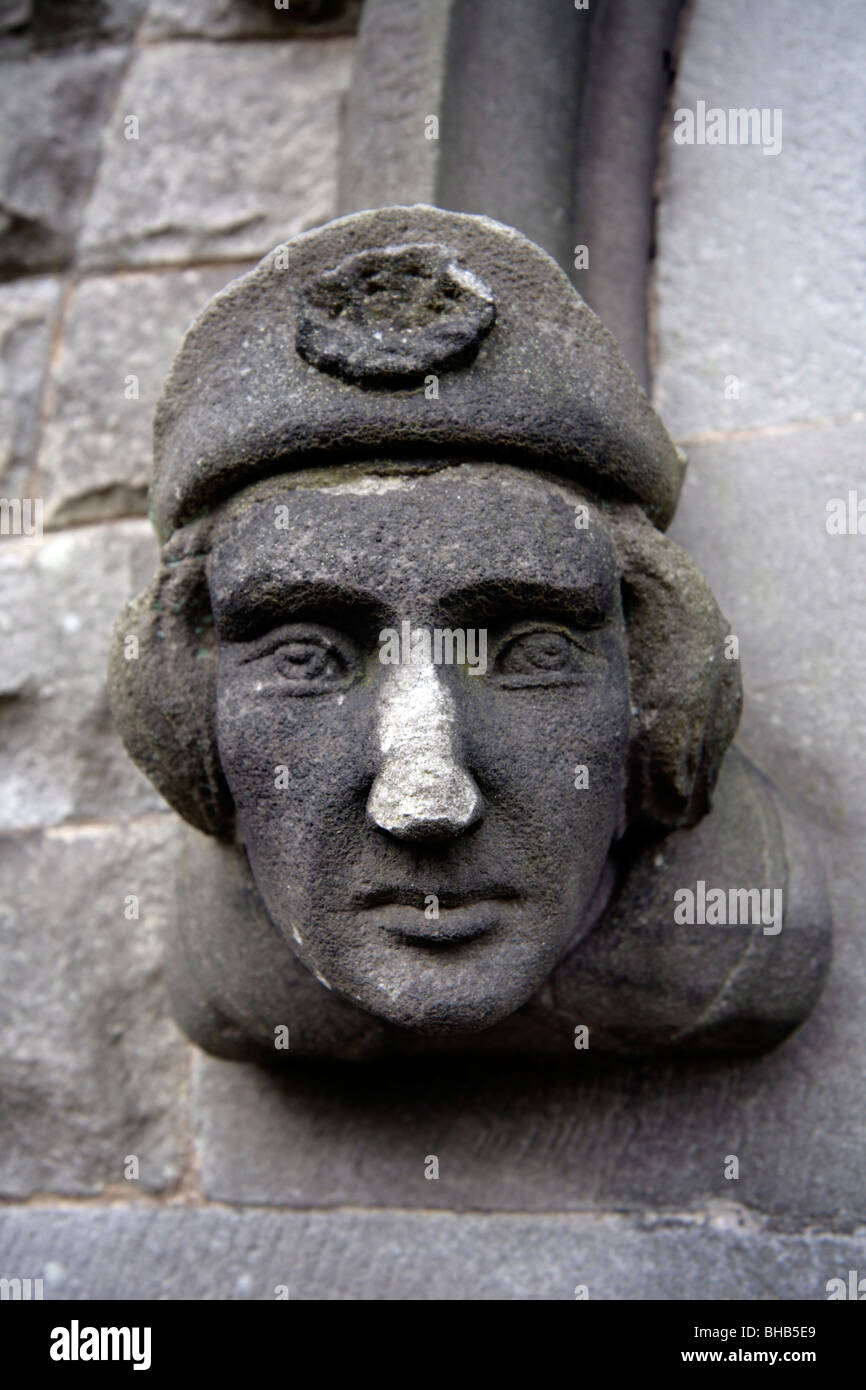Hood Mould Head Stop Carved in Stone, St Cuthbert's Church, Kildale ...
