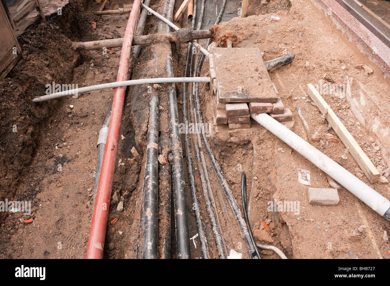 Telephone underground cables hi-res stock photography and images - Alamy