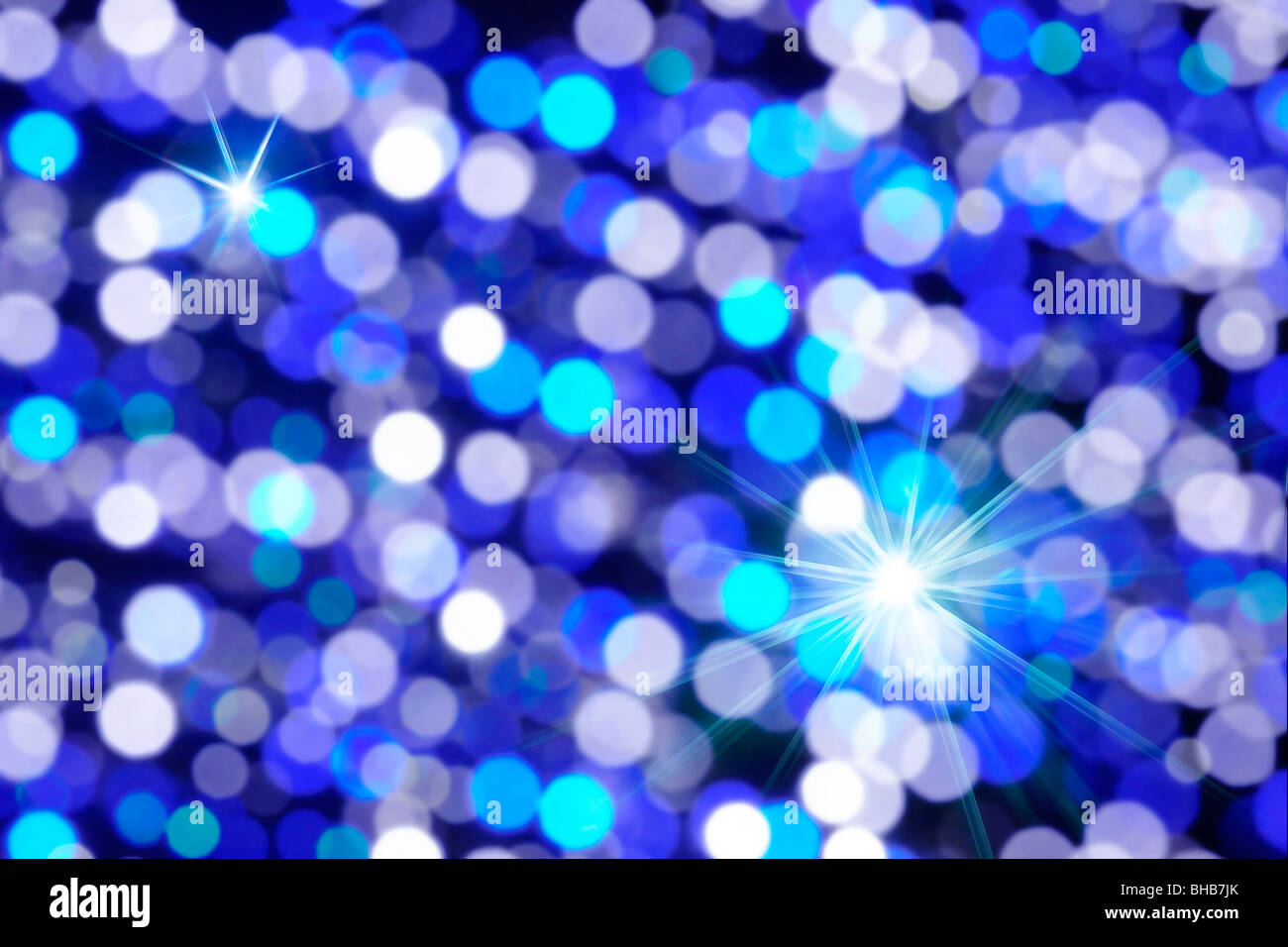 Light beam and spots of light Stock Photo - Alamy