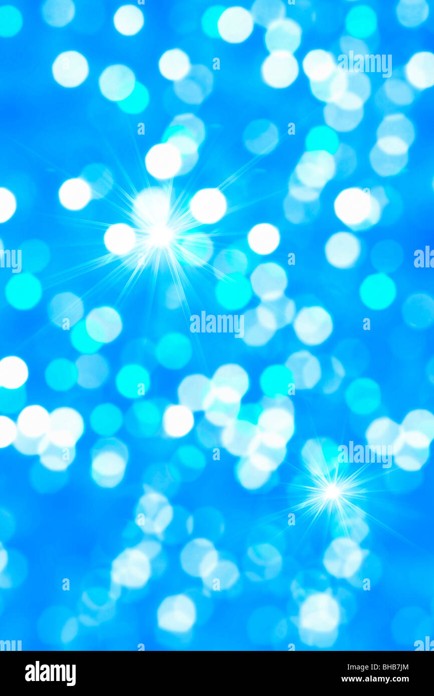 Light beam and spots of light Stock Photo - Alamy