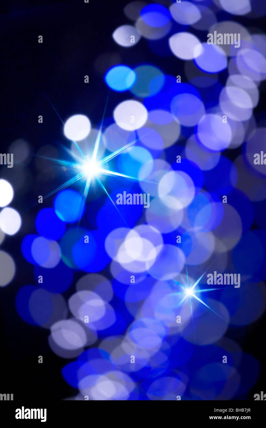 Light beam and spots of light Stock Photo - Alamy