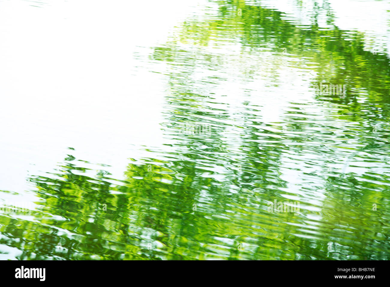 Reflection in lake Stock Photo - Alamy