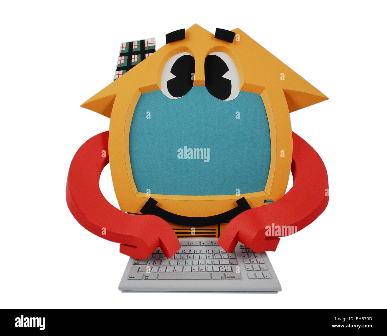 Toy computer, close-up Stock Photo - Alamy