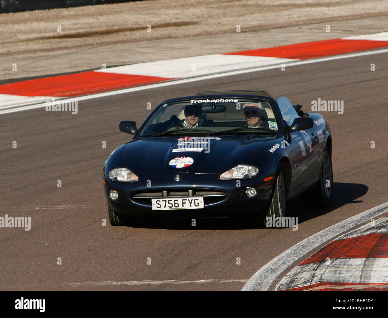 Jag at the Dijon Race track in France Stock Photo - Alamy