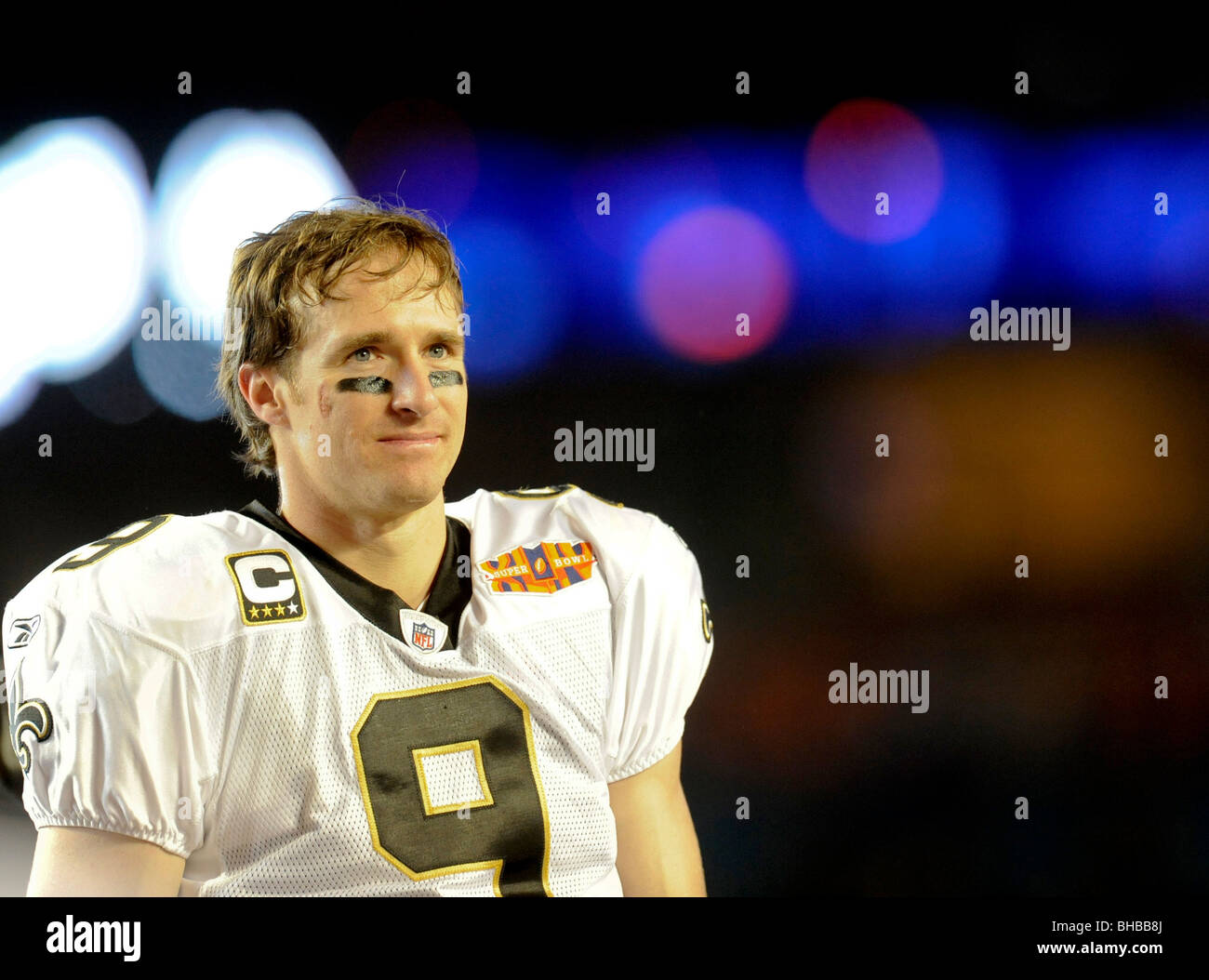 Drew Brees #9 of the New Orleans Saints Stock Photo - Alamy