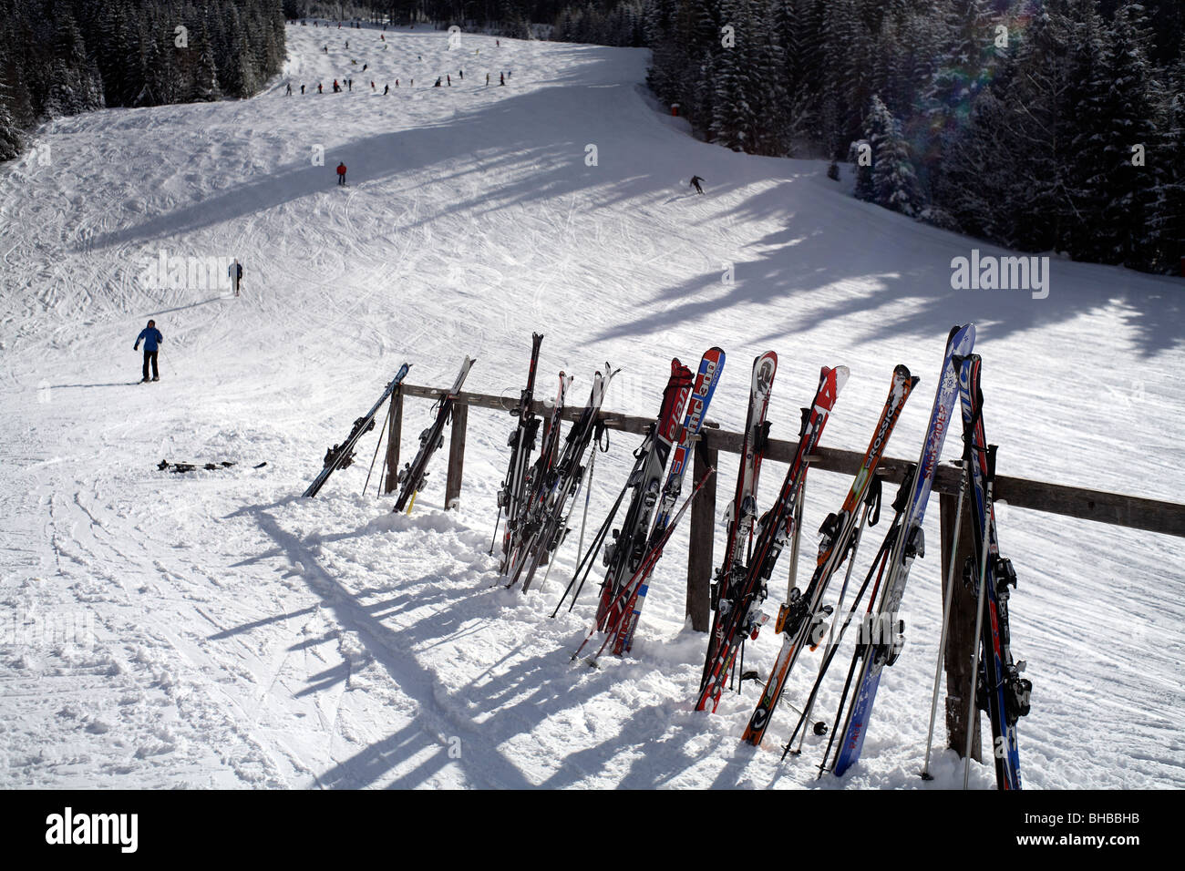 ski scene austria Stock Photo - Alamy